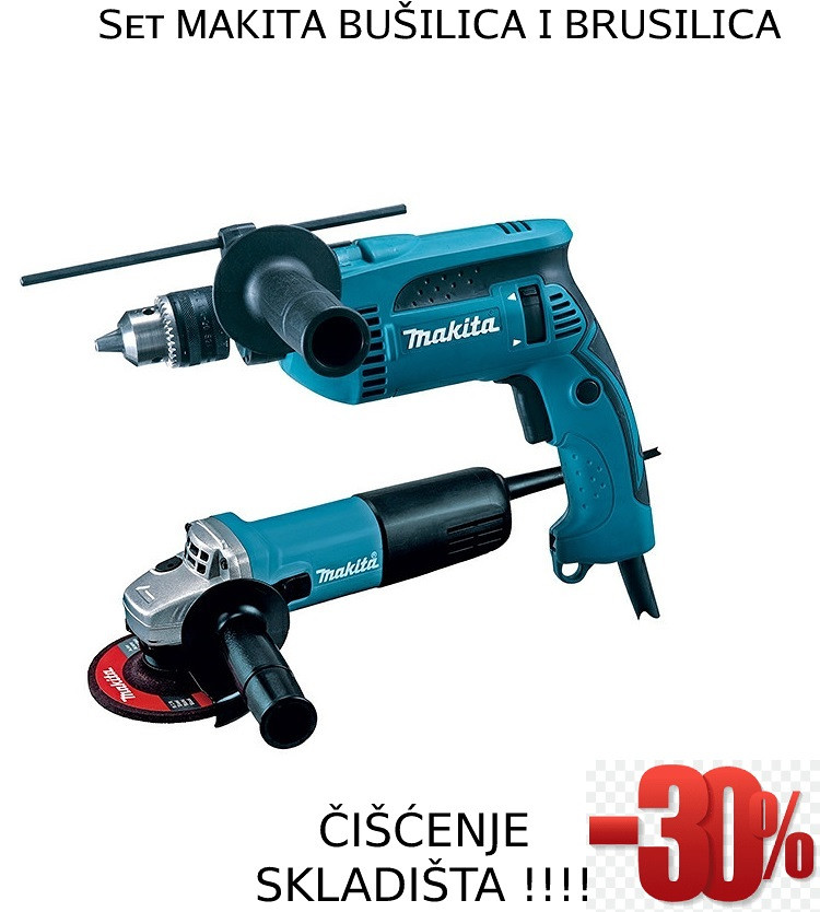 Makita busilica i brusilica set - Bušilice - OLX.ba