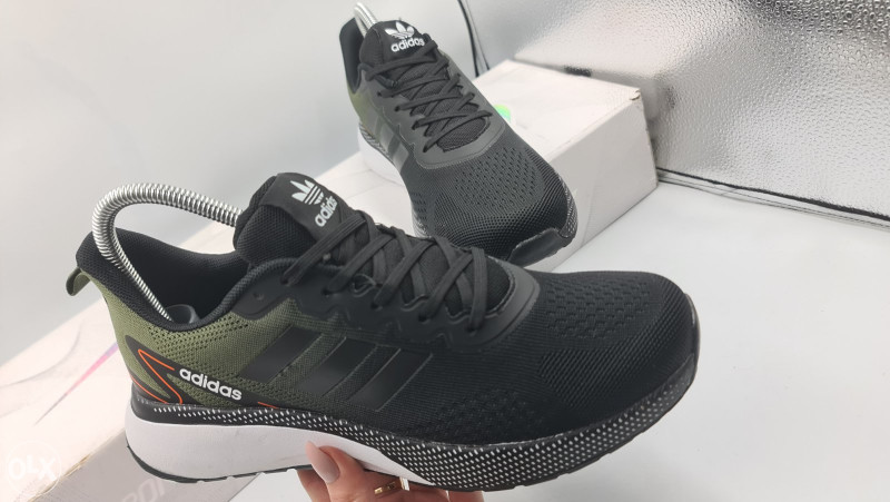 ADIDAS Muske Patike CRNO-ZELENE Novi Model - Odjeća i obuća - Tene ...