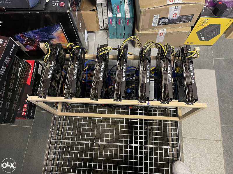 Mining RIG 6x Rx 6700 XT 12GB DDR6, NOVO - Mining rigovi - OLX.ba