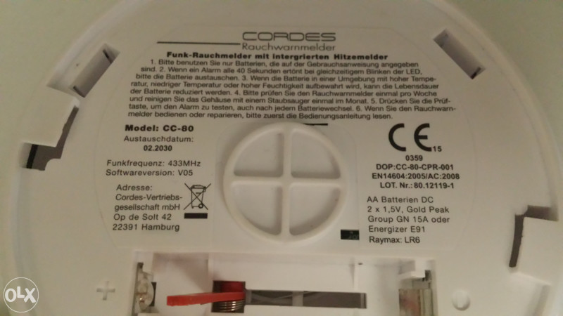 Detektor/Alarm za Vatru i Dim - Detektori plina i dima - OLX.ba