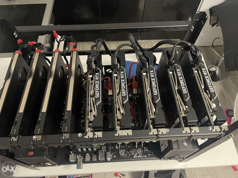 Mining Rig 472 Mh/s rtx A4000 2060 Super - Mining rigovi - OLX.ba