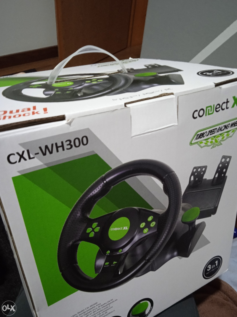 Volan Connect XL za ps3,ps2,PC s pedalama i mjenjačem - Volani za PC i ...