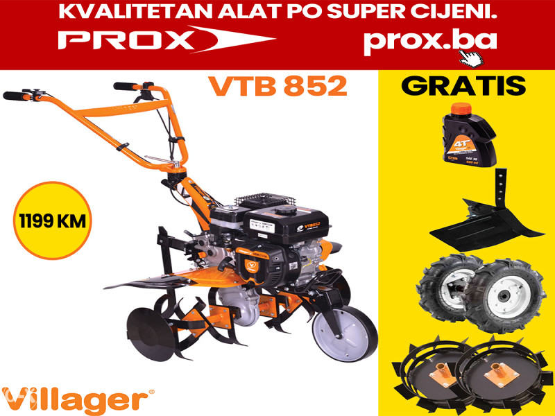 Benzinska freza - motorna kopačica Mio Standard FR260 - Motokultivatori ...
