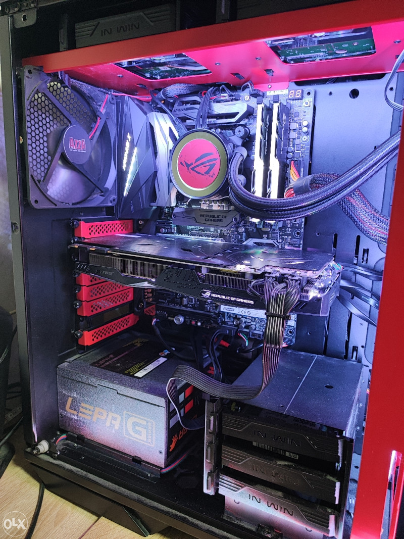 Gaming racunar pc i7 8700k rog strix gtx 1080 - Desktop Računari - OLX.ba