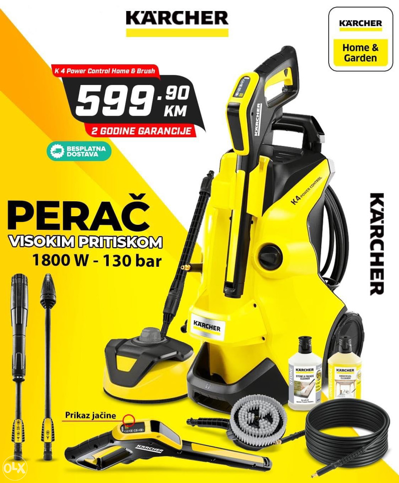 VISOKOTLACNI PERAC KARCHER K4 VAP 130 BARI - Za pranje i čišćenje - OLX.ba