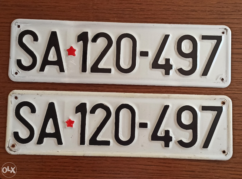 Stare tablice - Sarajevo SA Jugoslavija - SFRJ - Kolekcionarstvo ...