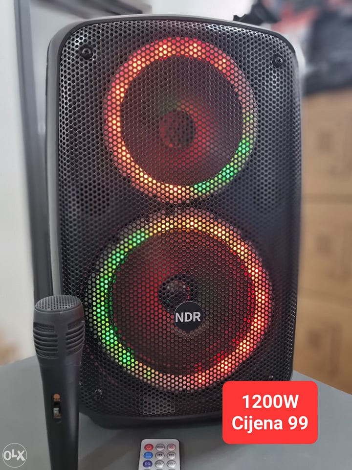 BLUETOOTH ZVUCNIK PROFI 1200W - Bluetooth zvučnici - OLX.ba