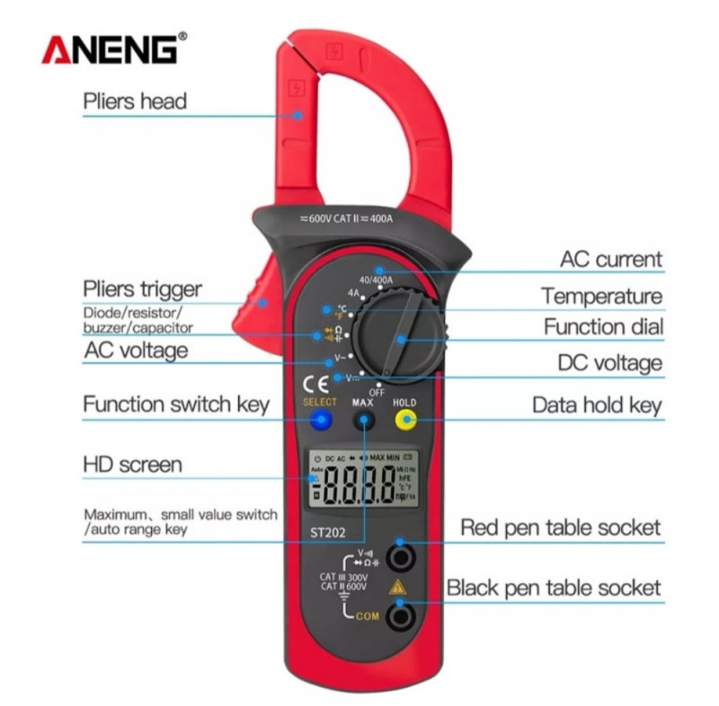 Digitalni Unimer unimetar instrument za mjerenje struje - Multimetri ...