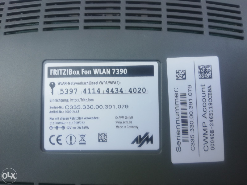AWM FRITZ!Box 7390 - Router - OLX.ba