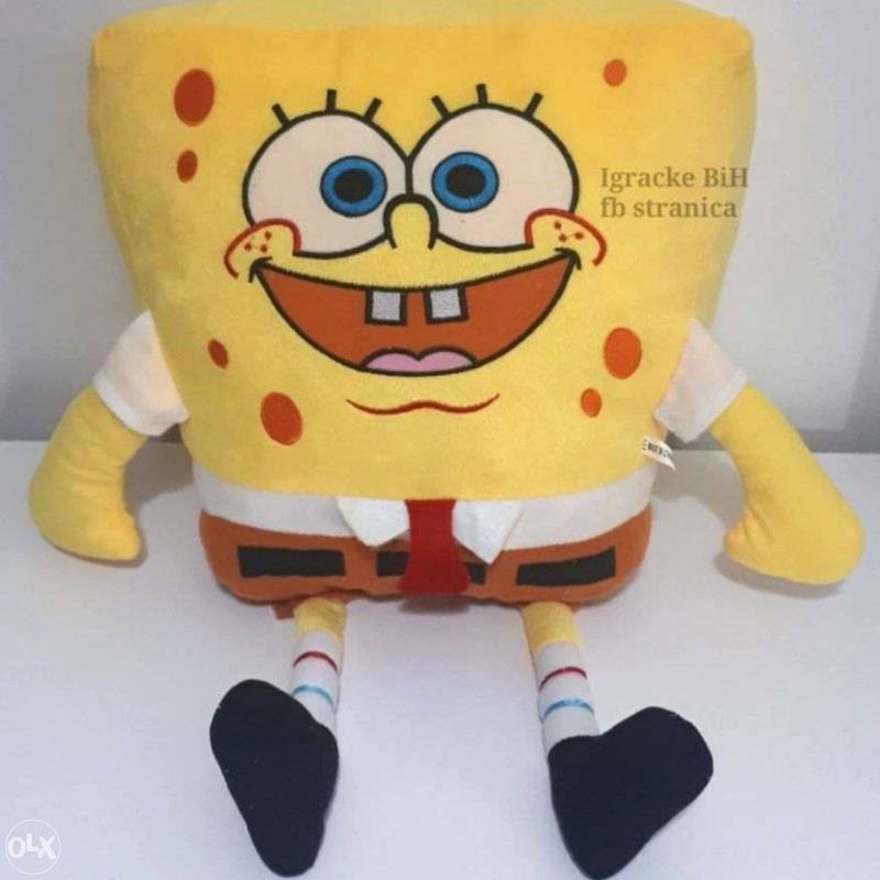 Plisani Sundjer Bob Kockalone 40cm visine NOVO - Plišane igračke - OLX.ba