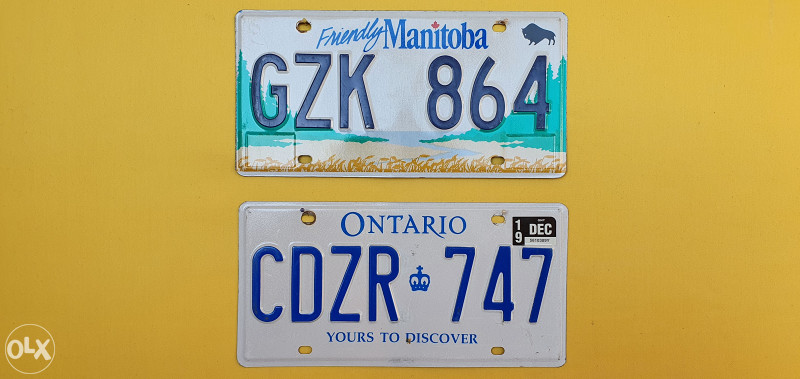 Stare tablice stara tablica CANADA - Tablice za vozila - OLX.ba