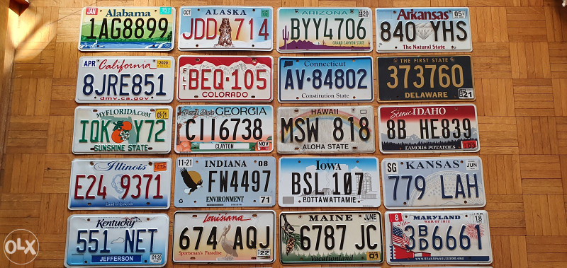 Stare tablice stara tablica USA - Tablice za vozila - OLX.ba