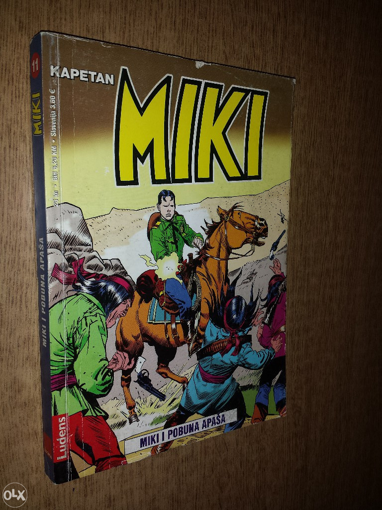 Kapetan Miki 11. Miki i pobuna Apaša (Ludens) - Stripovi - OLX.ba
