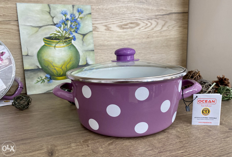 SET POSUDJA ŠERPE TAVE PRZILICA OCEAN VIOLET PREMIUM SERPE - Šerpe - OLX.ba