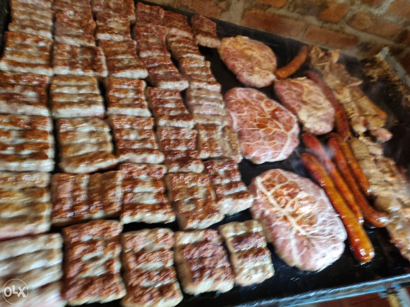 Pecena prasetina jagnjetina piletina rostilj corbe - Meso i suhomesnati ...