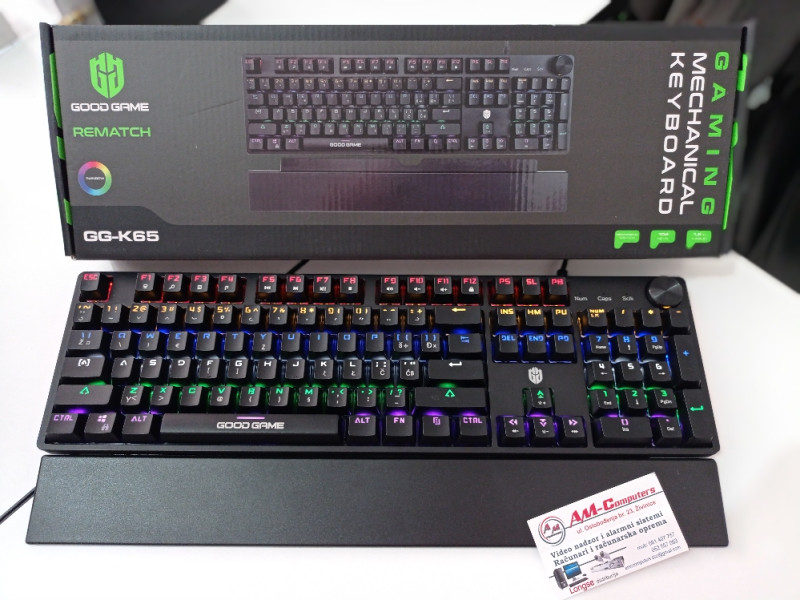 GOOD GAME TASTATURA GG-K65 MEHANIČKA GAMING - Tastature - OLX.ba