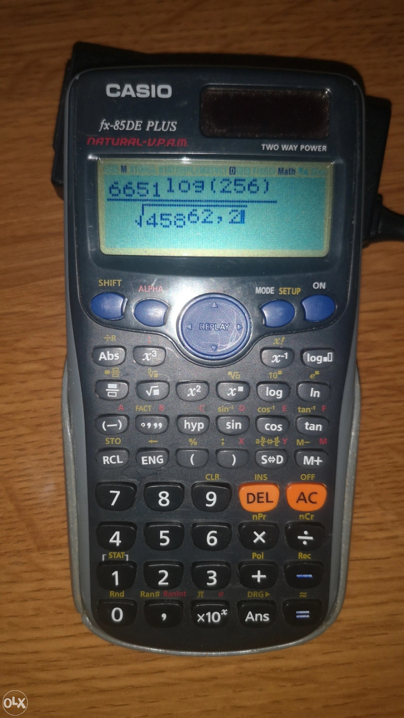 CASIO Digitron/Kalkulator fx-85DE PLUS - Digitroni/Kalkulatori - OLX.ba