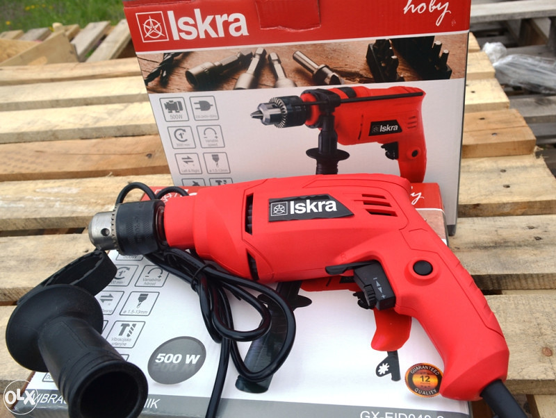 BUSILICA VIBR. ISKRA GX-IED040-2 500W za beton drvo - Bušilice - OLX.ba