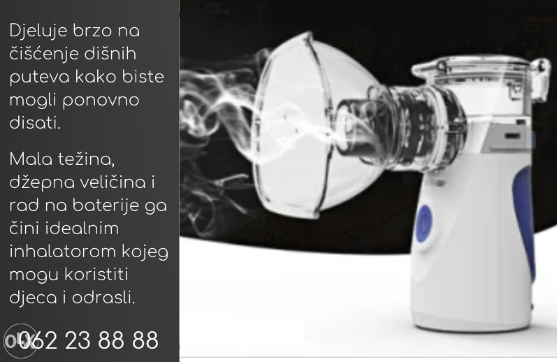 Inhalator/nebulizator za djecu i odrasle - Inhalatori - OLX.ba