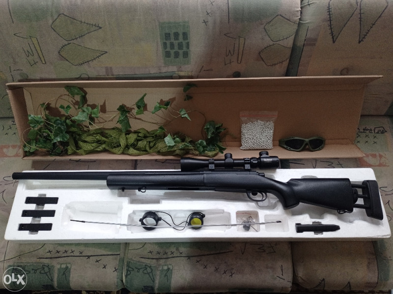 AIRSOFT PUSKA - SNAJPER + OPTIKA + KAMUFLAZA - Airsoft puške/pištolji ...