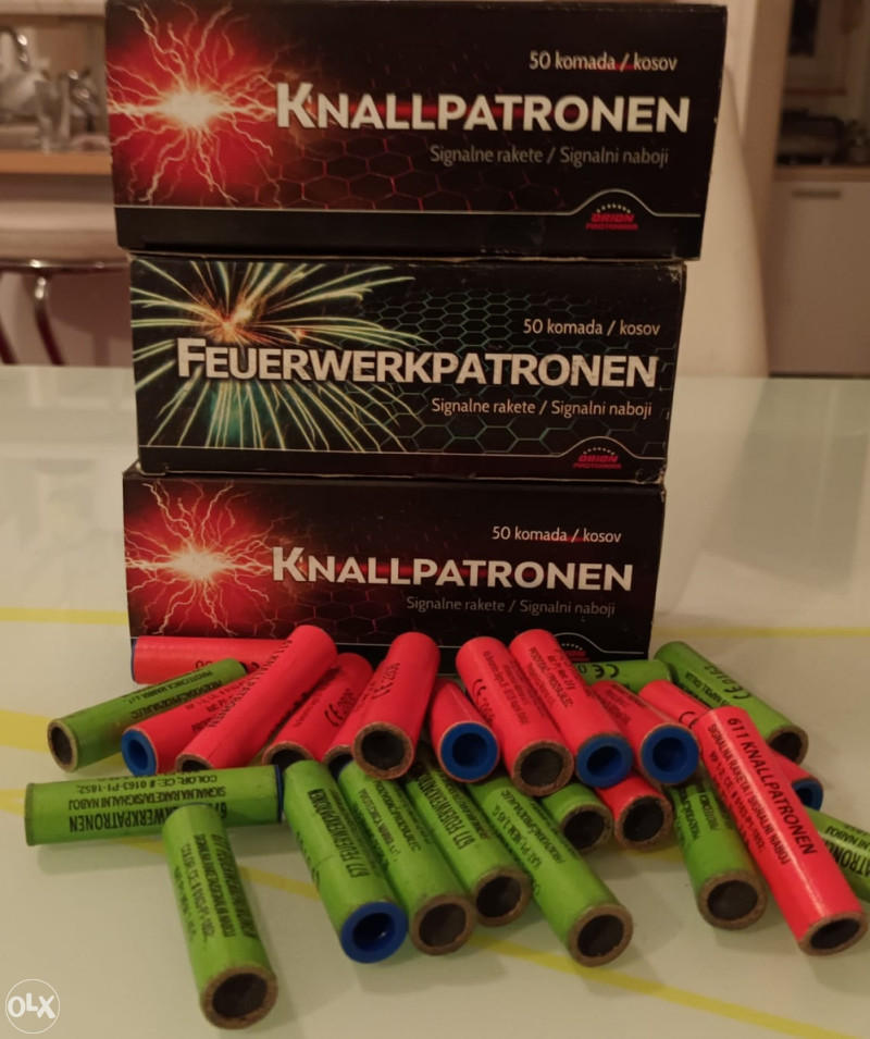 Signalne rakete za startni pištolj - Pirotehnika - OLX.ba