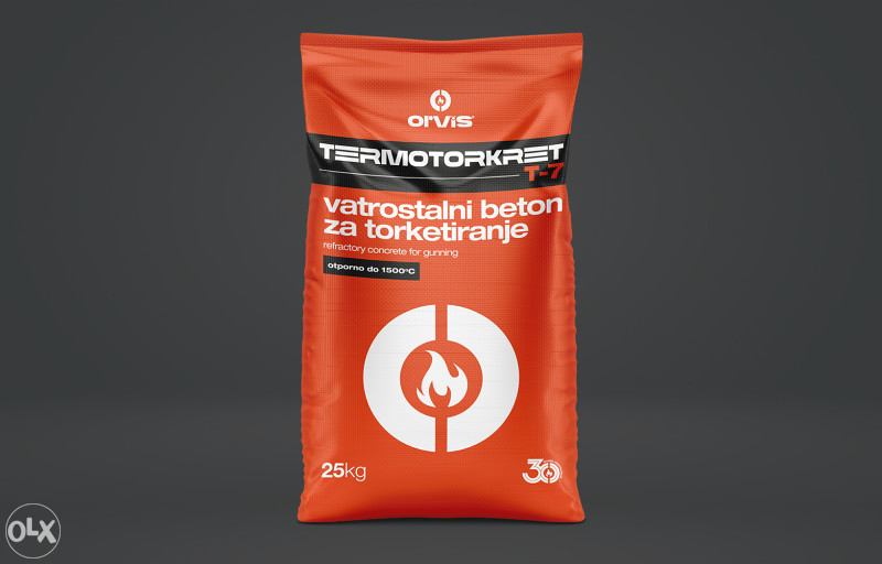 Vatrostalni materijali (šamotni materijali) termobeton - Cigla/Opeka ...