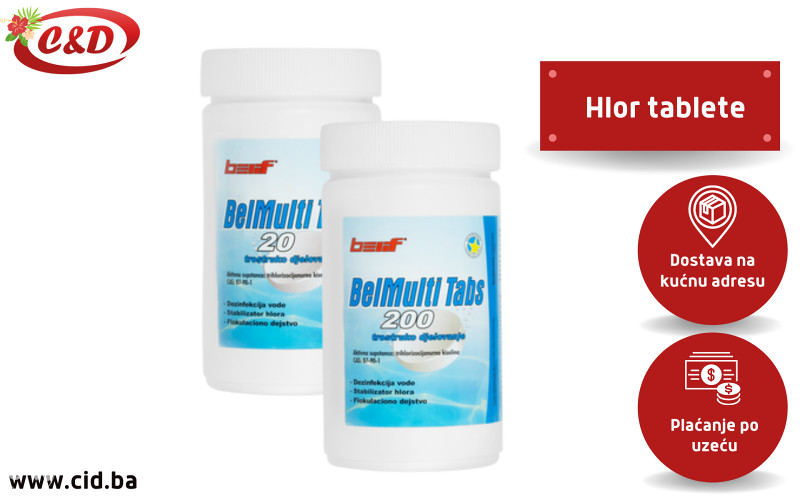Hlor tablete za bazen 20 komada - Dodatna oprema - OLX.ba