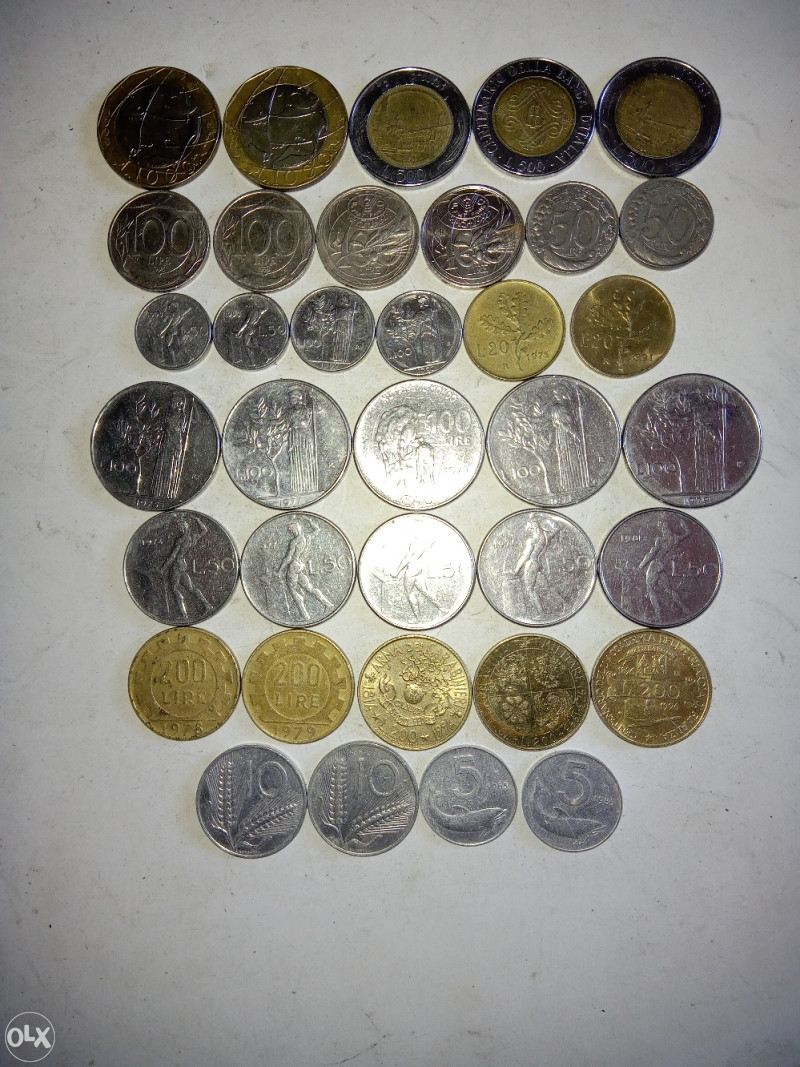 Italija, razne kovanice- novac. - Kovanice - OLX.ba