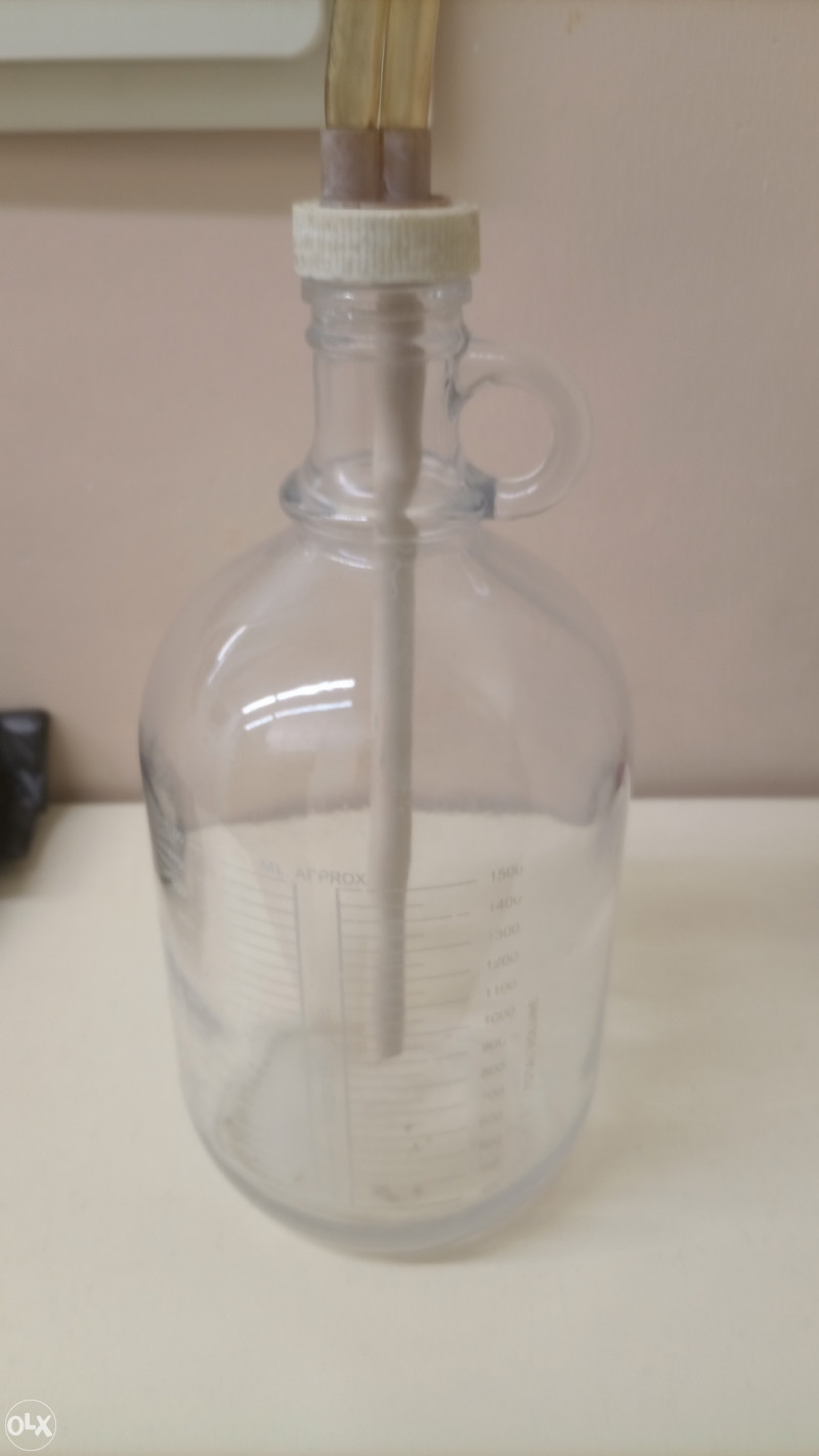 Laboratorijska boca sifon sa duplim crijevom,mjer 1.5 l - Ostalo - OLX.ba