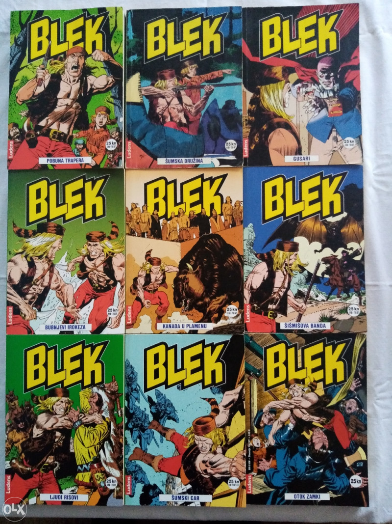 Blek Ludens od 1 do 24 - Stripovi - OLX.ba