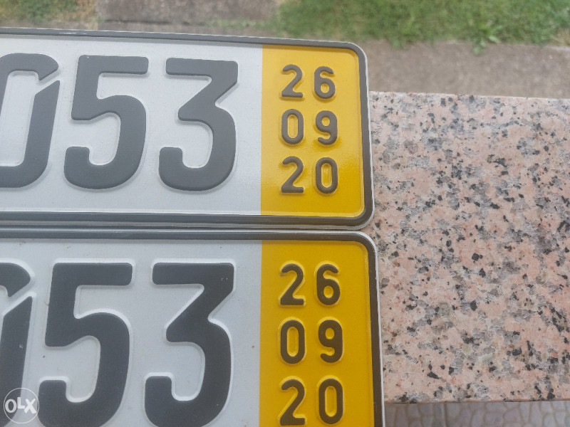 REGISTARSKE TABLICE.PAR. - Tablice za vozila - OLX.ba