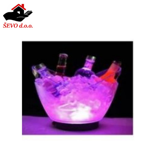 Kible za led/posuda za led 8l prozirna-svijetleća 72554 - Biznis i ...