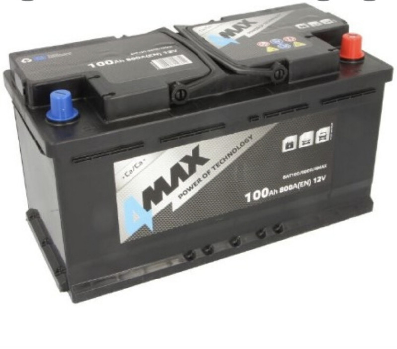 Akumulator 4Max 100Ah D+ 100 ah 100 ampera - Akumulatori za automobile ...