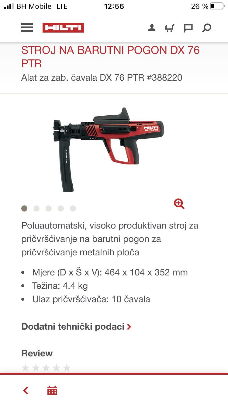Hilti dx 76 ptr - Ručni alati - OLX.ba