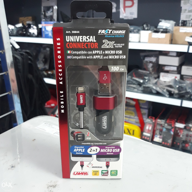 Punjač sa kab. 1m usb apple 8 pin 12/24 - Punjači - OLX.ba