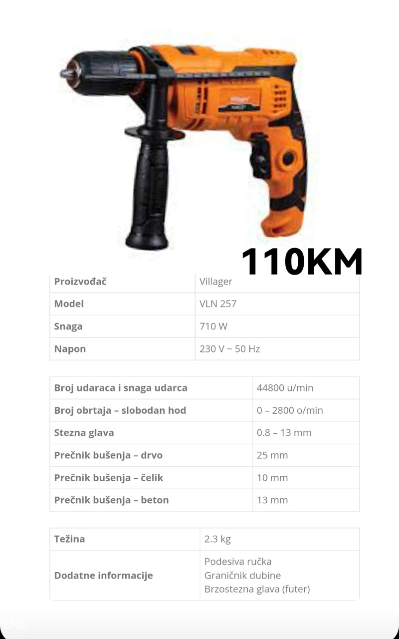 Aku busilica busilice 18V 2.0 Ah - Bušilice - OLX.ba