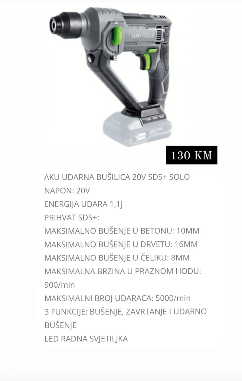 Aku busilica busilice 18V 2.0 Ah - Bušilice - OLX.ba