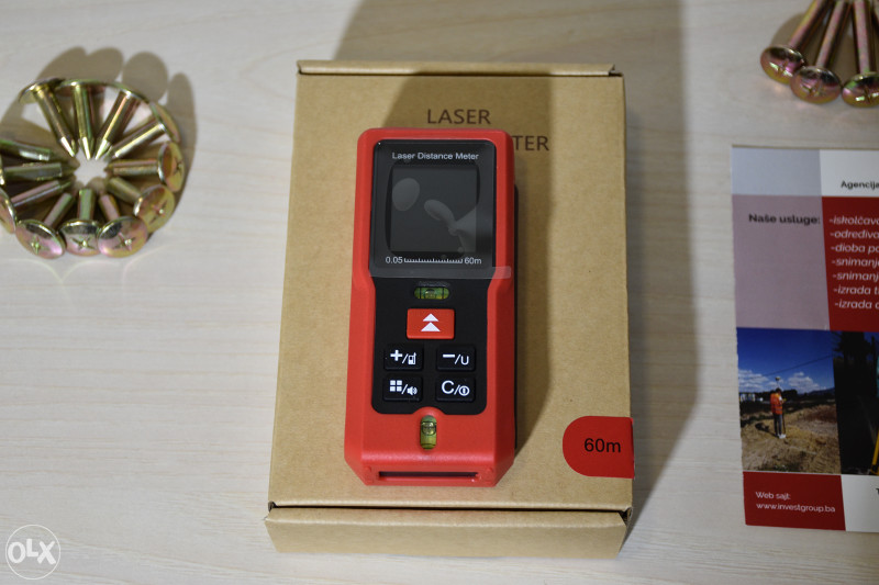 Laserski daljinomjer/Laserski metar/Laserski metri - Mjerni instrumenti - OLX.ba