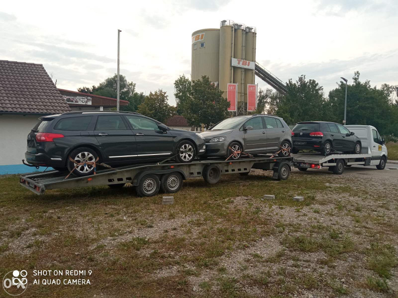 Dupla prikolica za 2 vozila(auta) - Prikolice - OLX.ba