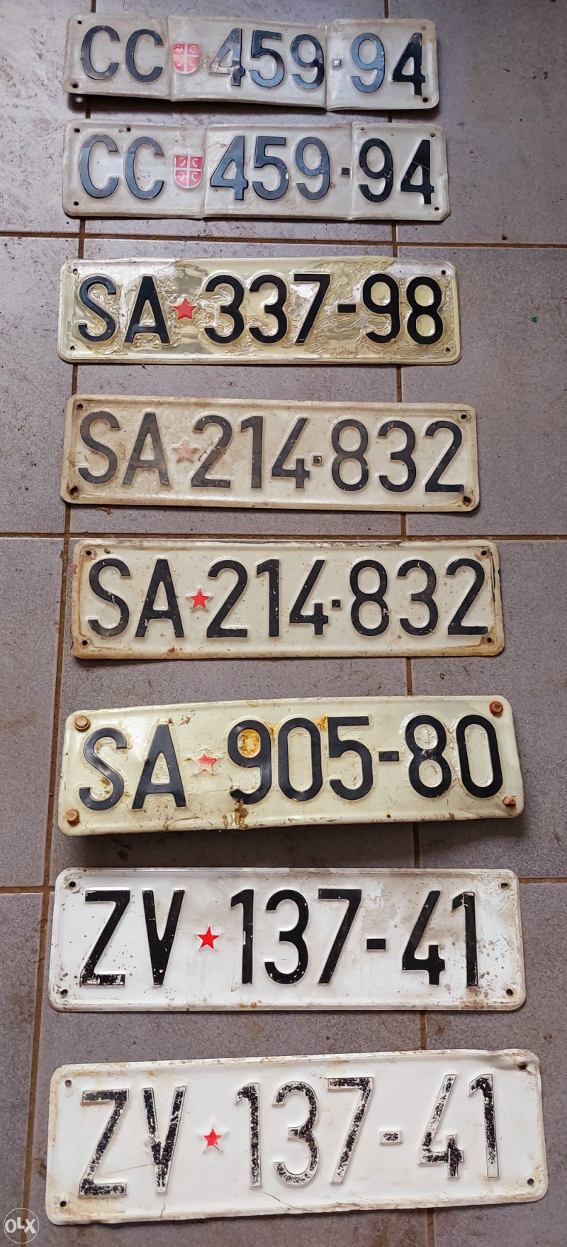 Stare tablice - Tablice za vozila - OLX.ba