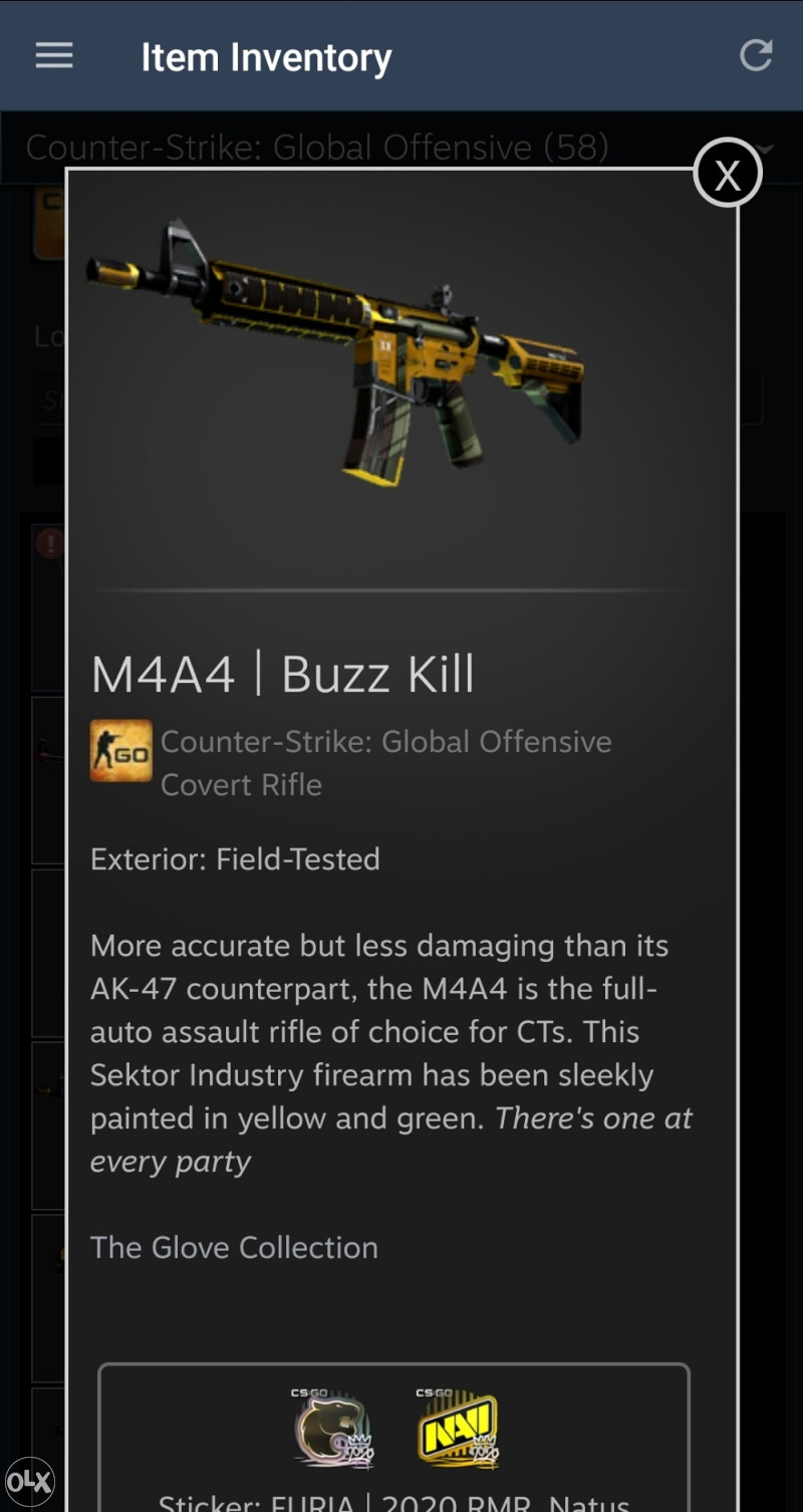 CSGO SKINOVI SKIN M4A4 BUZZ KILL - Igre - OLX.ba