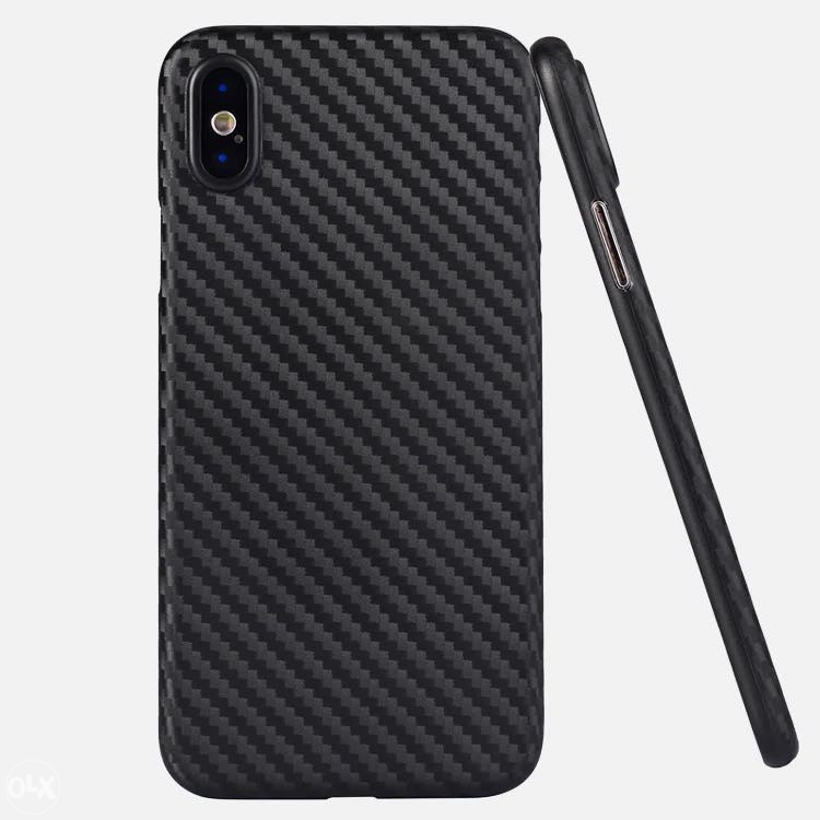 Carbon case silikonska maska iPhone X black - Maske/Oklopi - OLX.ba