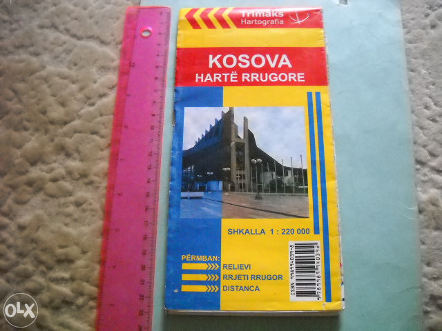 KOSOVO - putna karta - auto karta - Ostalo - OLX.ba