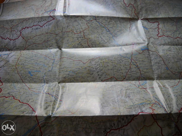 KOSOVO - putna karta - auto karta - Ostalo - OLX.ba