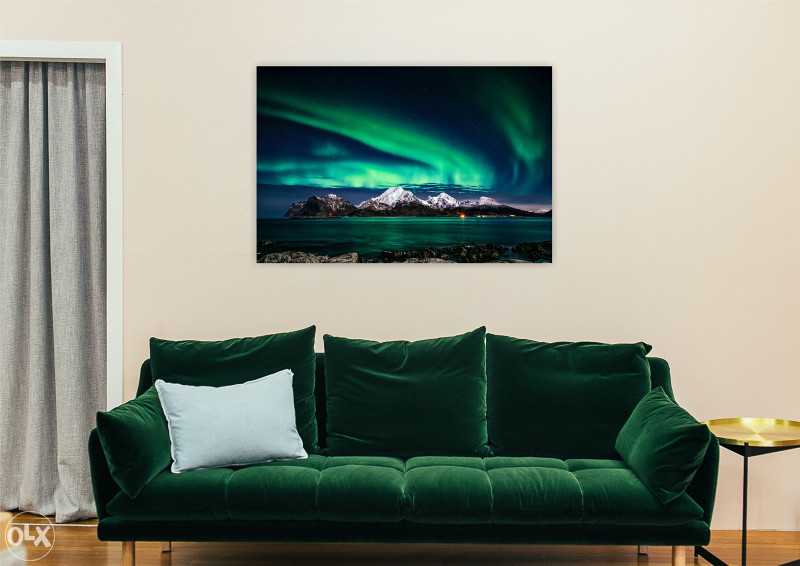 Canvas slike-slika na canvas platnu polarna svjetlost - Canvas slike ...