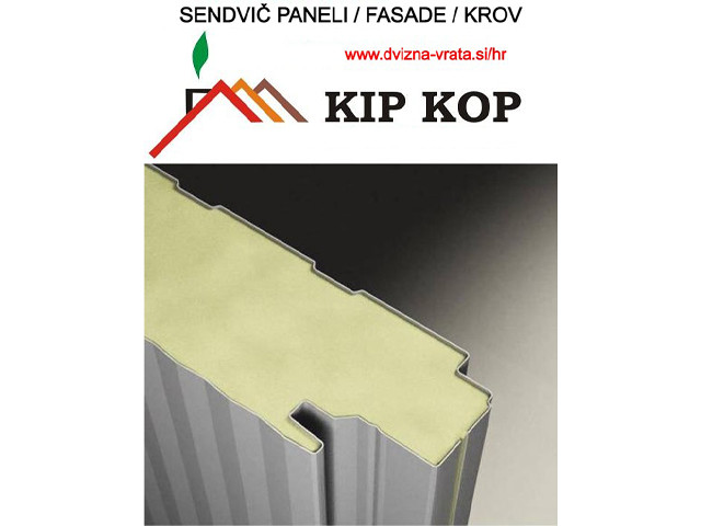 SENDVIČ FASADNI PANELI, BIJELI SA IZOLACIJOM 5 cm - Fasade i izolacije ...