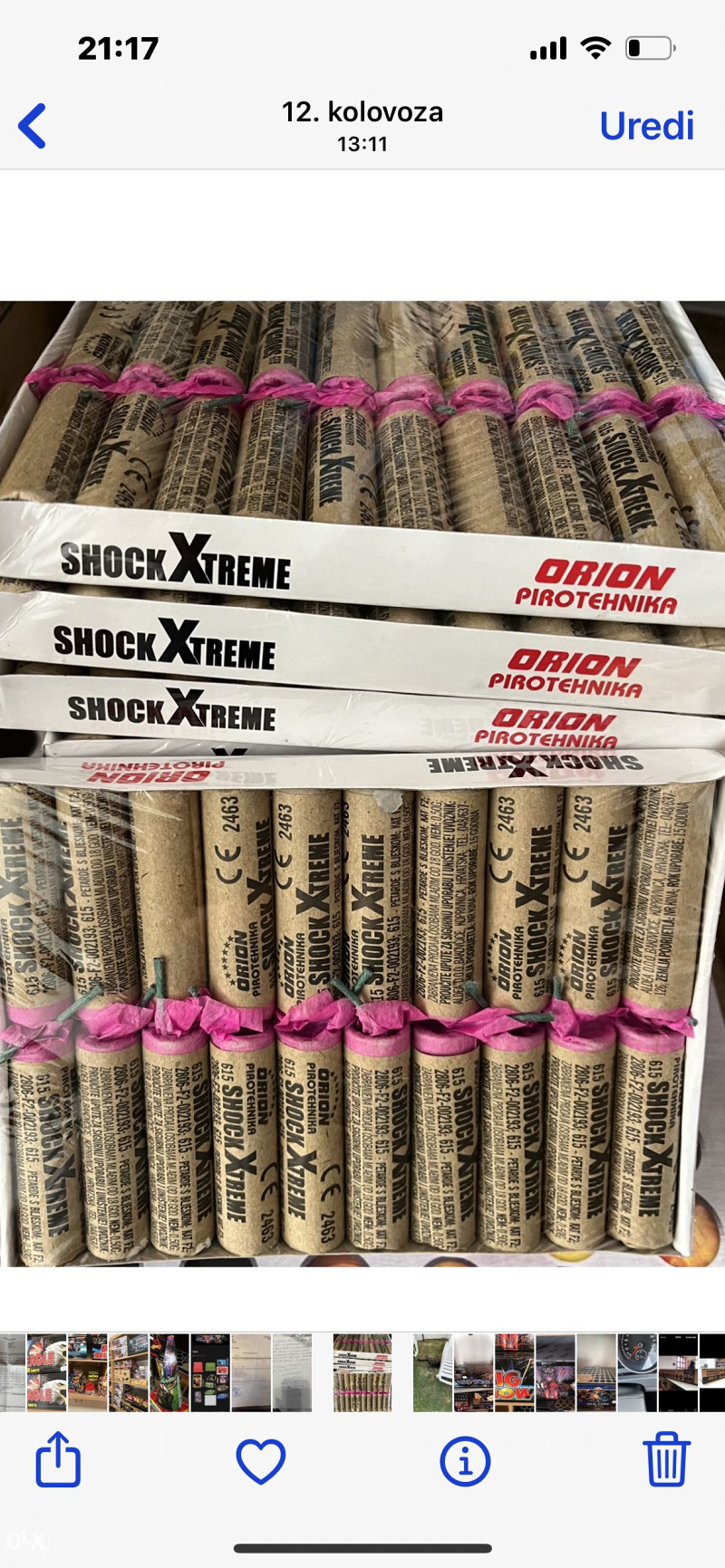 SHOCK XTREME petarde - Pirotehnika - OLX.ba