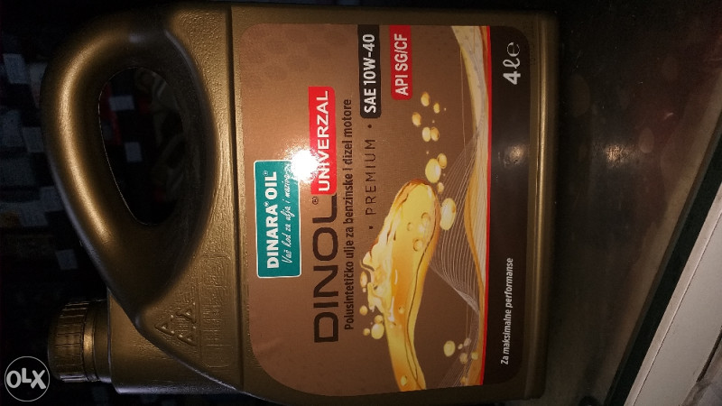 Ulje motorno DINOL 10W40 - Ulja - OLX.ba