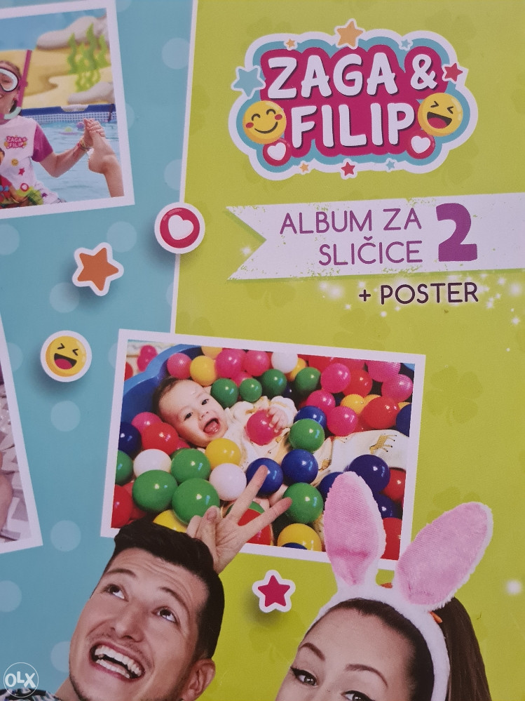 Zaga I Filip slicice album 2 - Sličice i albumi - OLX.ba