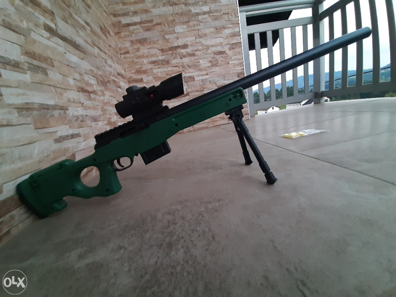 Puska snajper sa laserom sa kuglicama fi6.mm puske 75cm - Igre i ...